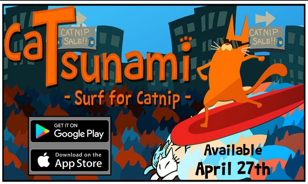 MassDigiGAME LAUNCH: Surf’s up for Cat Tsunami – 4/27/17 | MassDigi